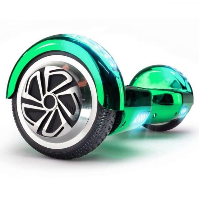 Green Chrome | X6 Hoverboard - Official ®Hoverboards.com