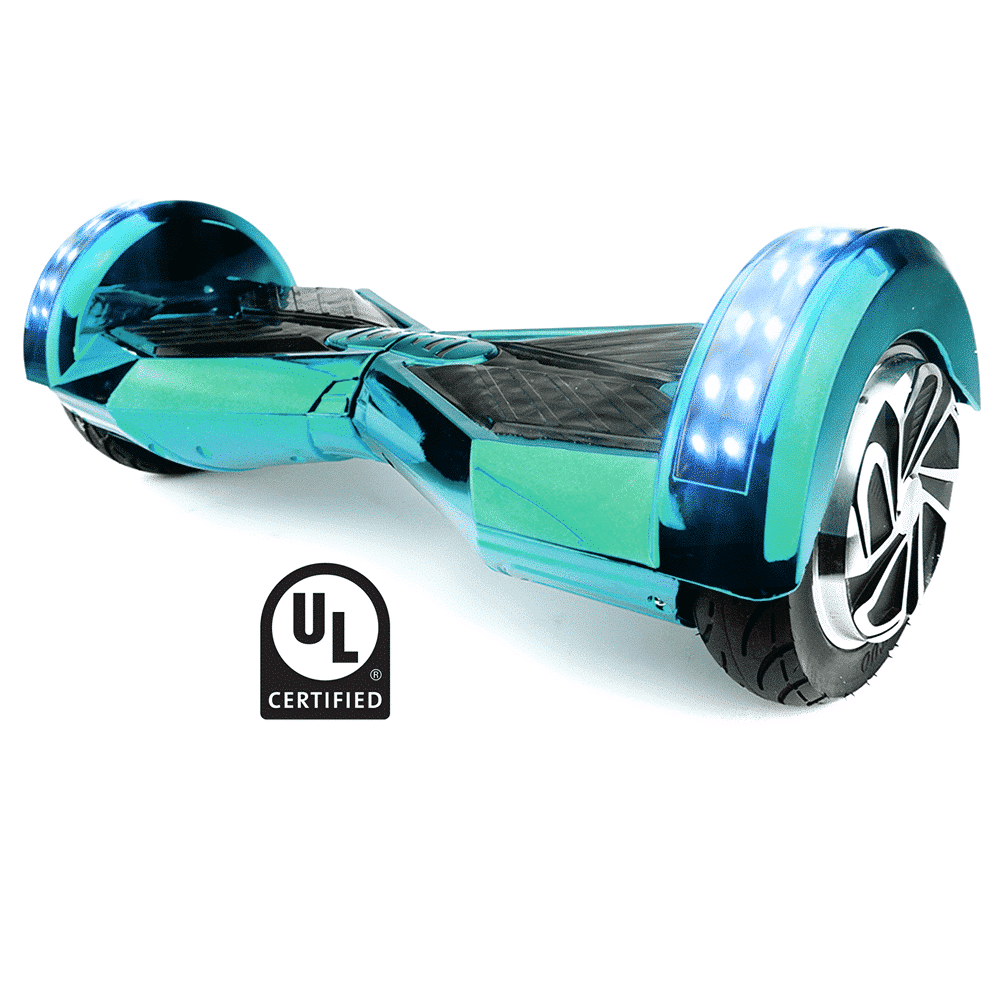 Light Green Chrome | X8 Hoverboard - Official ®Hoverboards.com