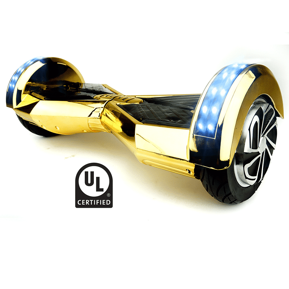 Gold Chrome | X8 Hoverboard - Official ®Hoverboards.com