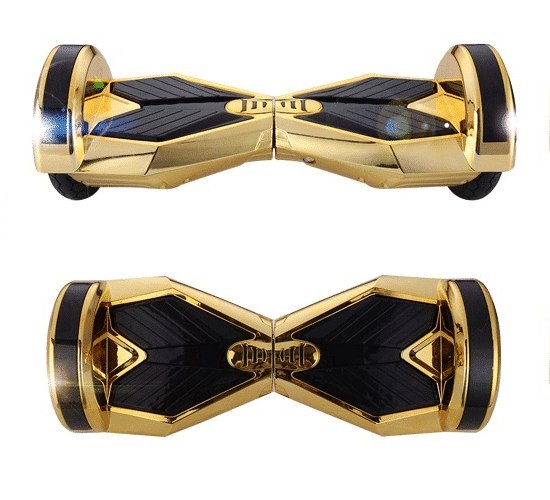 Gold Chrome | New X8 Bluetooth Hoverboard - Official ®Hoverboards.com